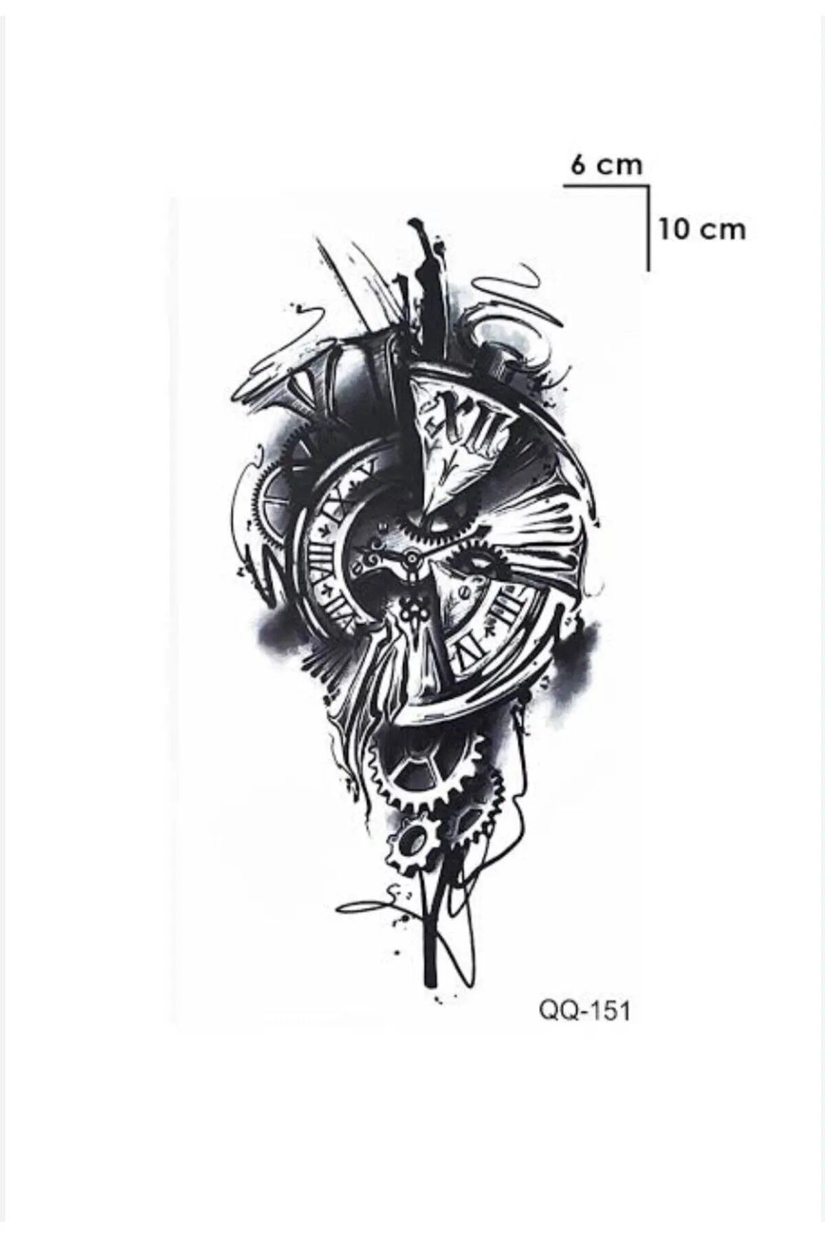 Mini Boy Saat Modelli Geçici Dövme, Mini Tattoo, Erkek Geçici Dövme ...